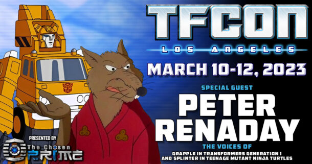 Transformers voice actor Peter Renaday to attend TFcon Los Angeles 2023