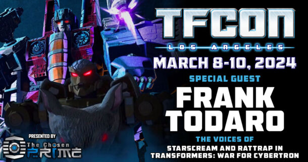 Transformers voice actor Frank Todaro to attend TFcon Los Angeles 2024
