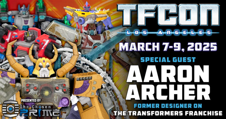 Transformers designer Aaron Archer to attend TFcon Los Angeles 2025