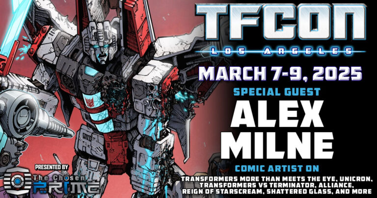 Transformers artist Alex Milne to attend TFcon Los Angeles 2025