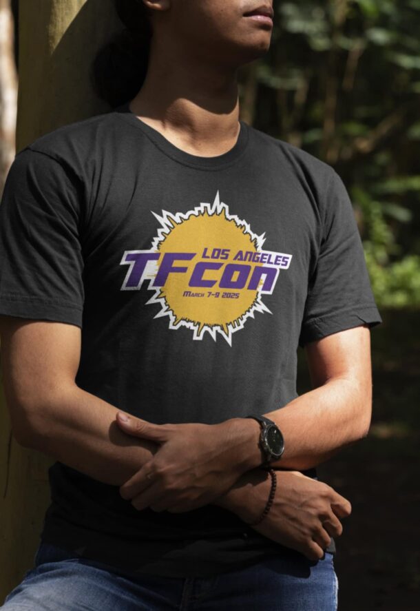 TFcon Los Angeles 2025 T-Shirt revealed